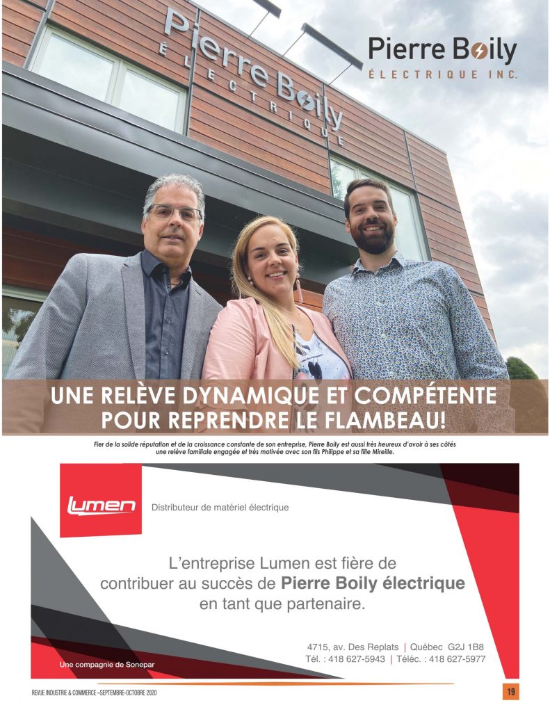 Une relève dynamique et compétente pour reprendre le flambeau! - Pierre ...